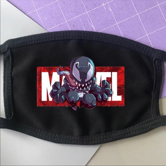 Hand Crafted | Accessories | Marvel Venom Face Mask | Poshmark